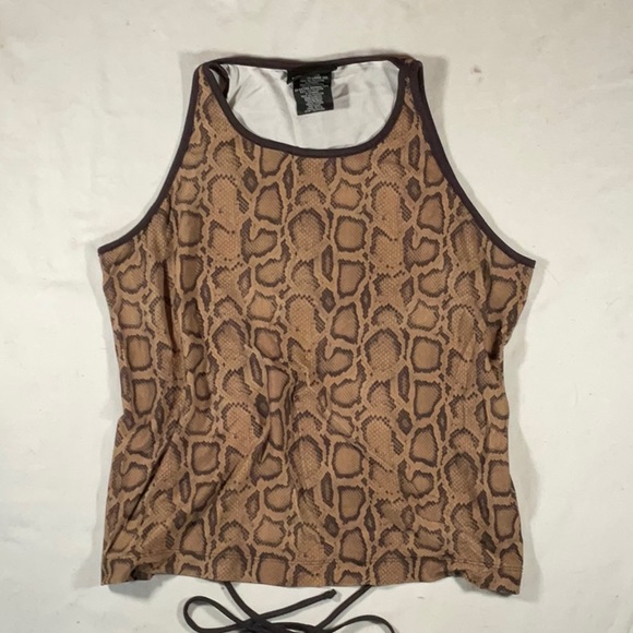 No Boundaries | Tops | No Boundaries Y2k Snake Print Backless Tank Xl ...